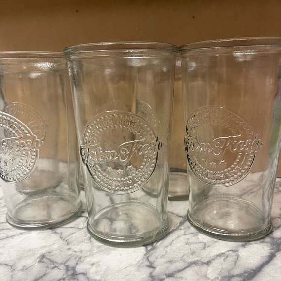 Source Unknown | Kitchen | 6 Ounce Drinking Glasses Farm Fresh ...